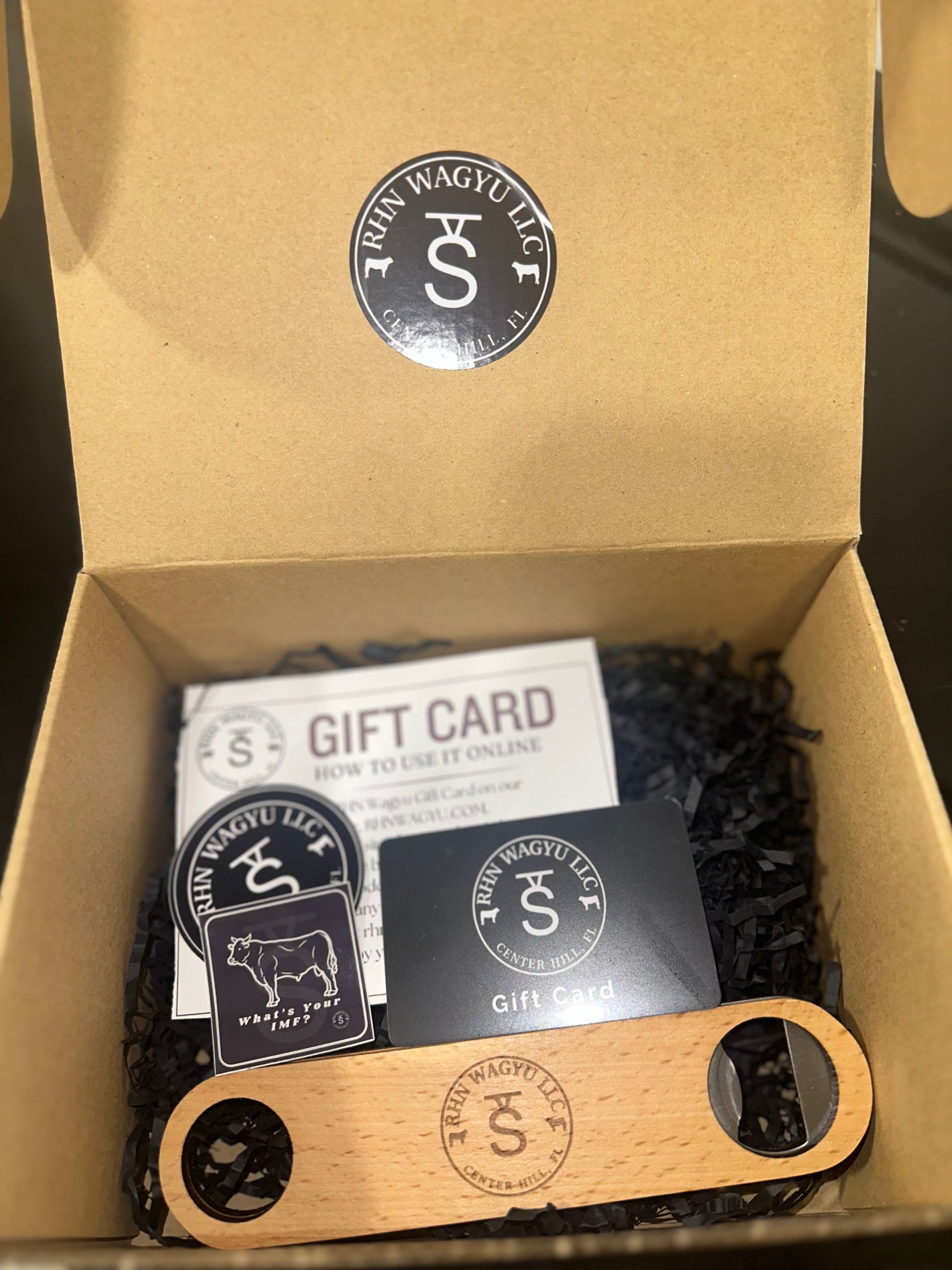 Holiday Gift Card Box | RHN Wagyu, LLC